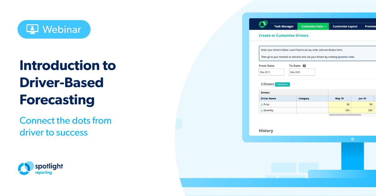 New feature review webinar: Driver-Based Forecasting