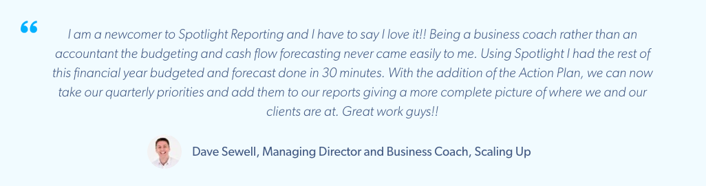 Spotlight Reporting - Free trial